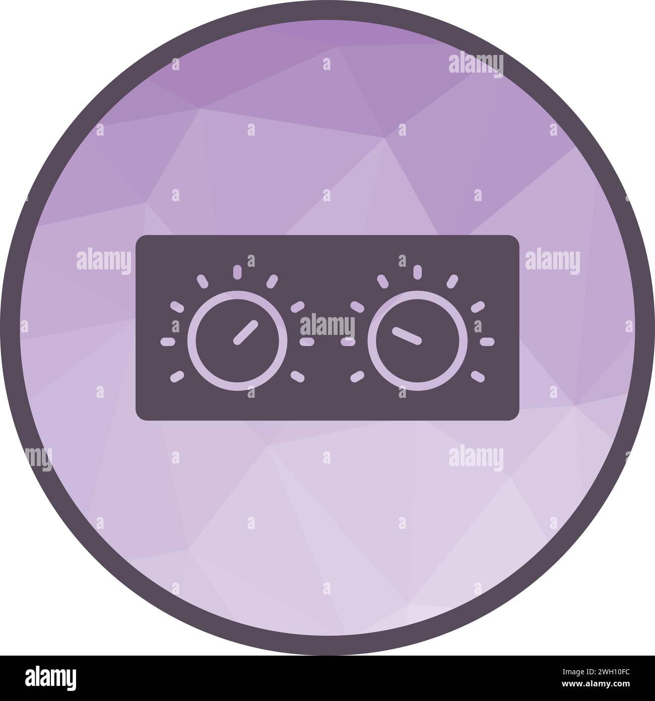 Control Knobs icon vector image Stock Vector Image & Art - Alamy
