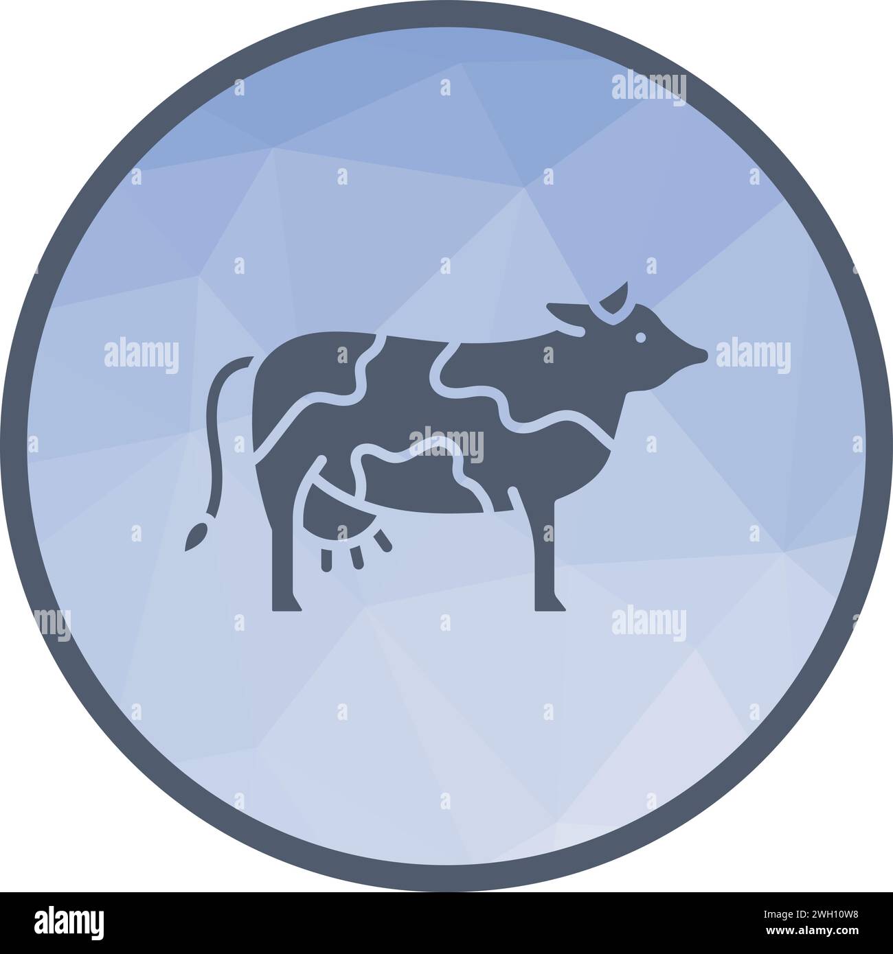 Cow outline icon hi-res stock photography and images - Alamy