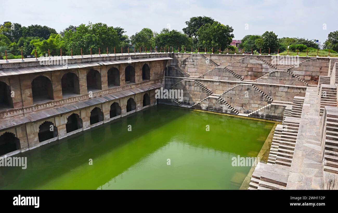 View of Hadi Rani Kund or Stepwell, Todaraisingh, Rajasthan, India ...
