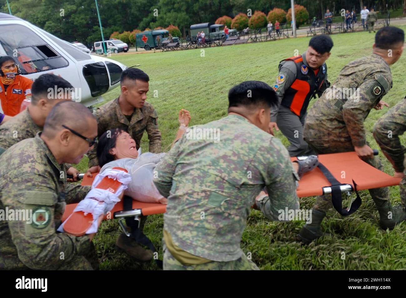In this photo provided by the Philippine Army 60th Infantry (Mediator ...