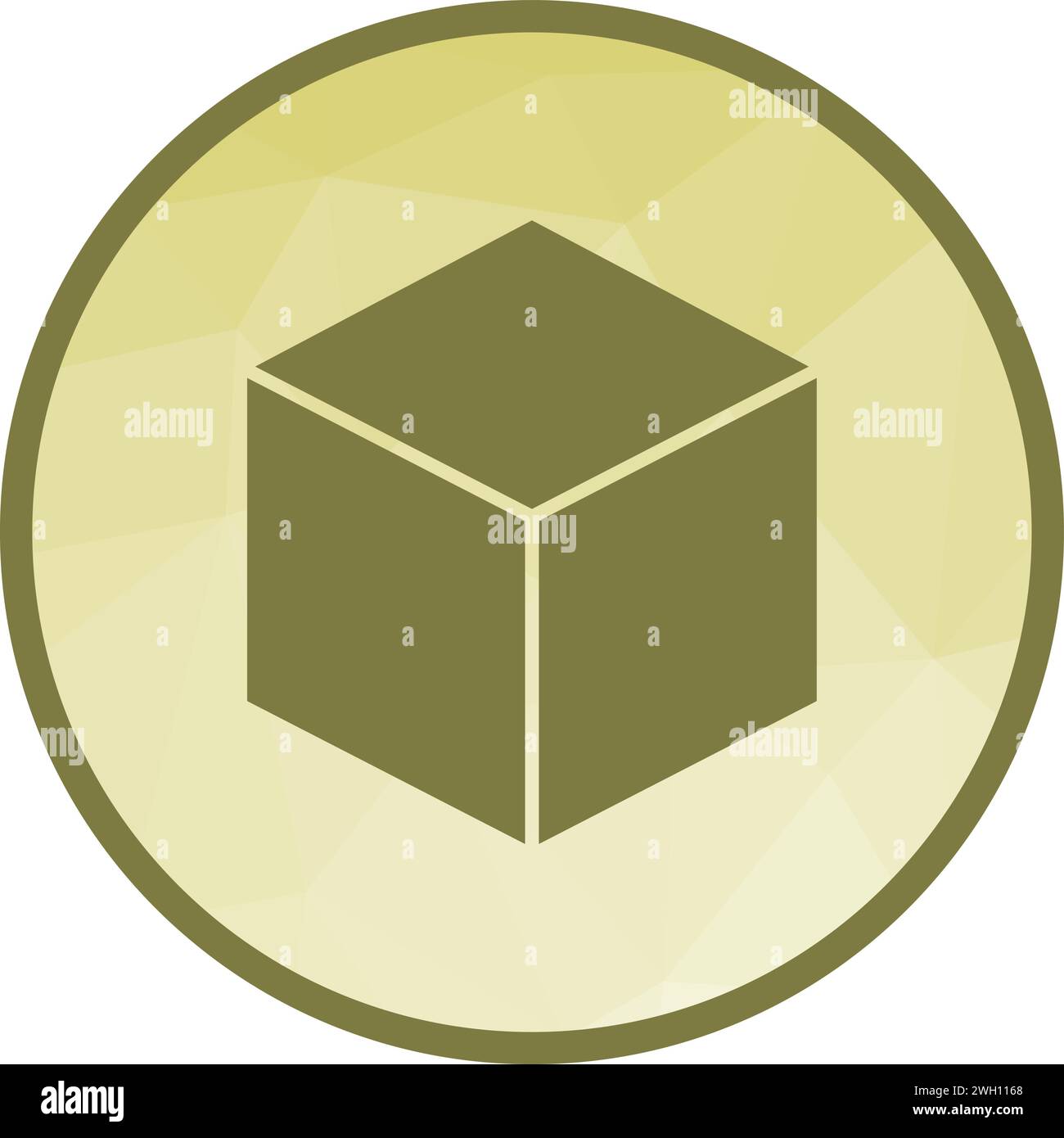 Cube icon vector image Stock Vector Image & Art - Alamy