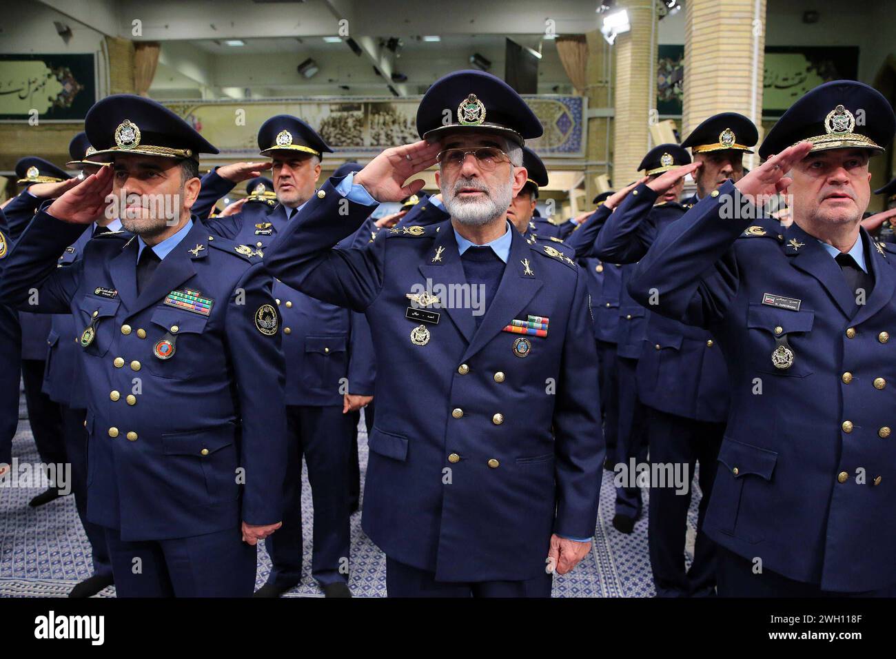 Iranian Leader Ali Khamenei attends a program at the Imam Khomeini ...