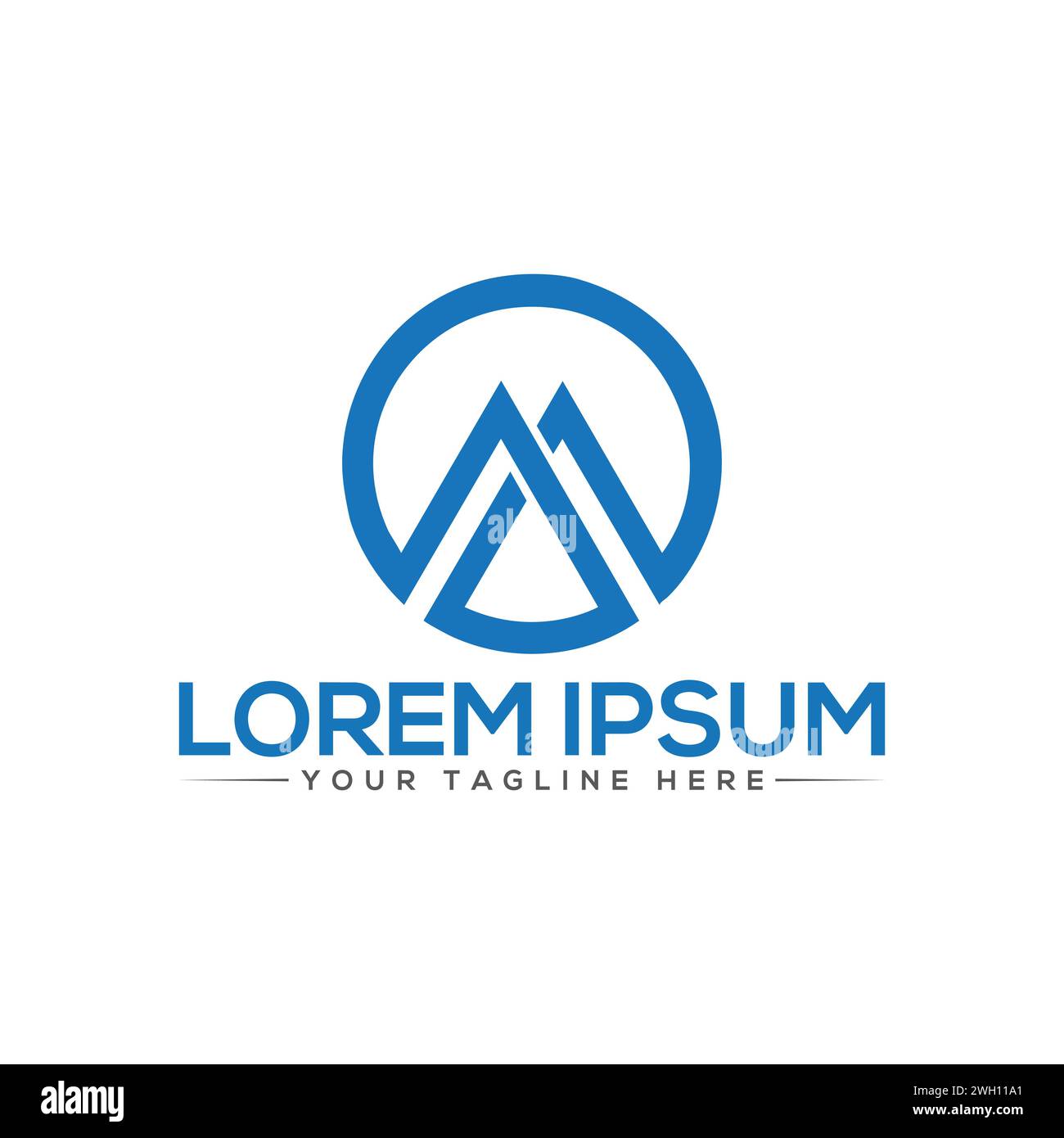 AM Letter Logo Design. Unique Logo Design Stock Vector Image & Art - Alamy