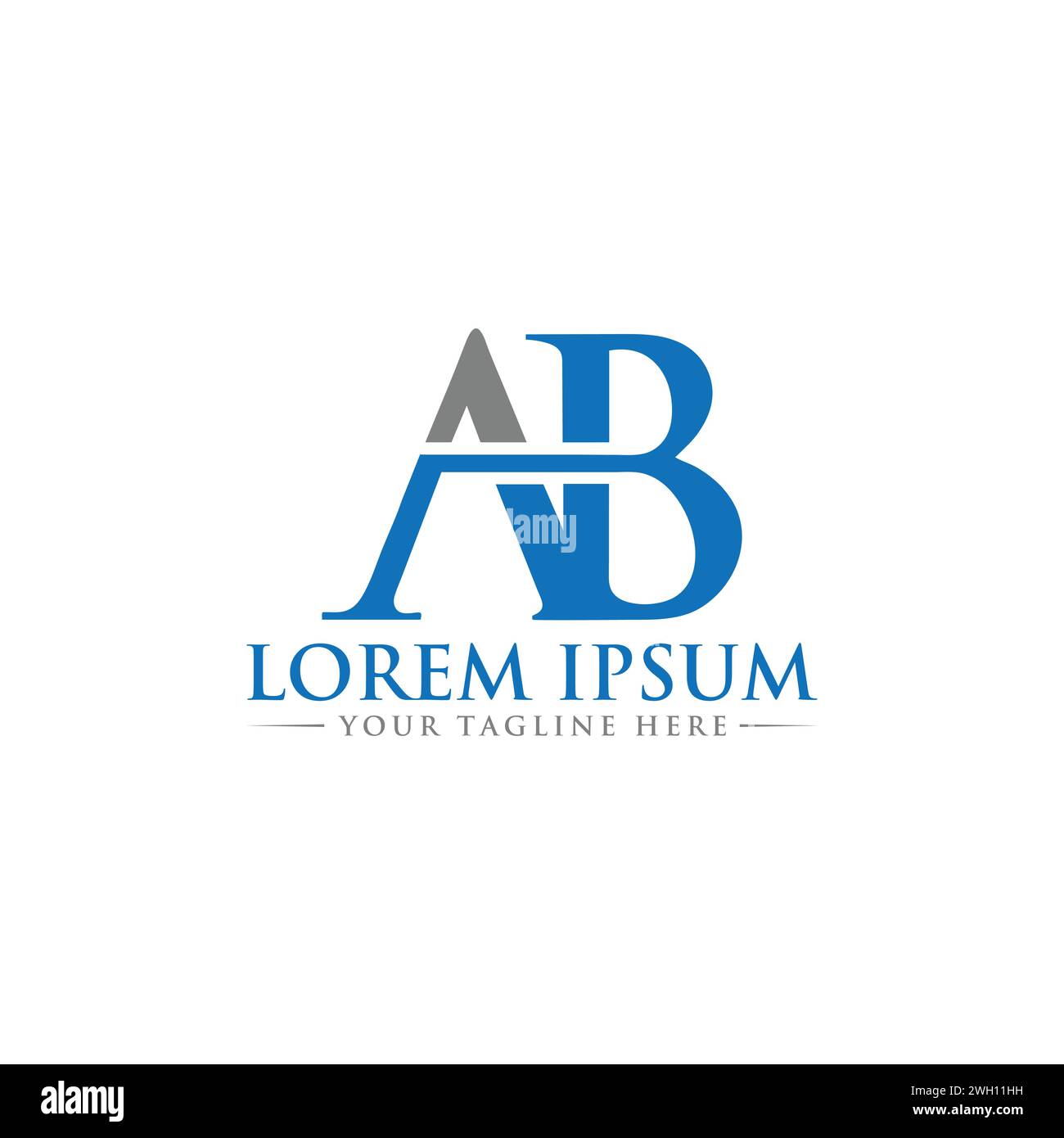 AB Letter Logo Design. Creative and Modern logo Design Stock Vector ...