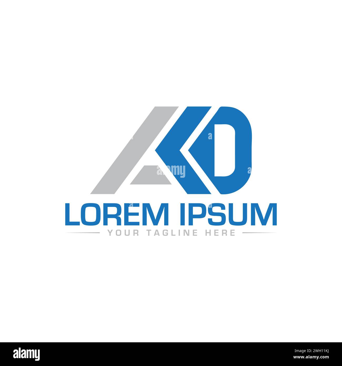AKD Letter Logo Design Stock Vector Image & Art - Alamy
