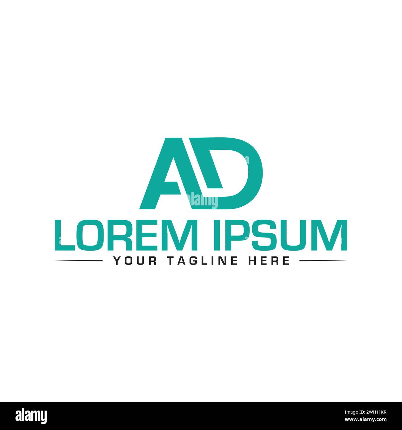 Ad letter design hi-res stock photography and images - Alamy