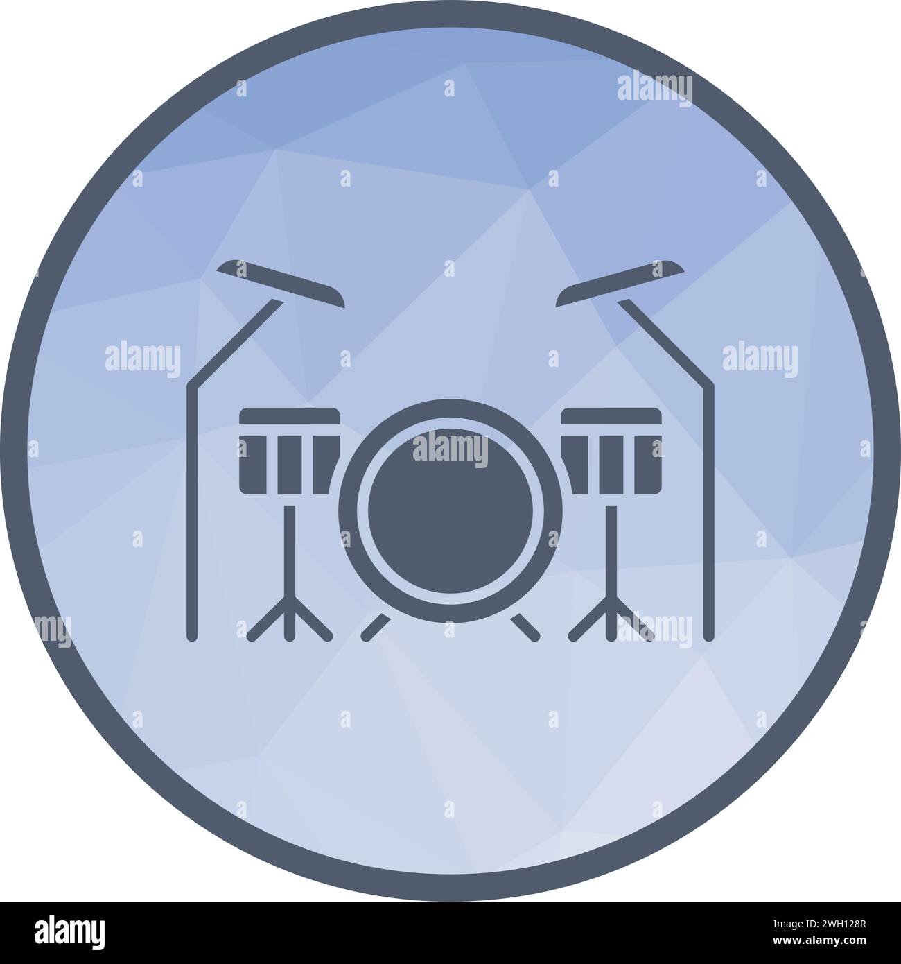 Drum Set icon vector image Stock Vector Image & Art - Alamy