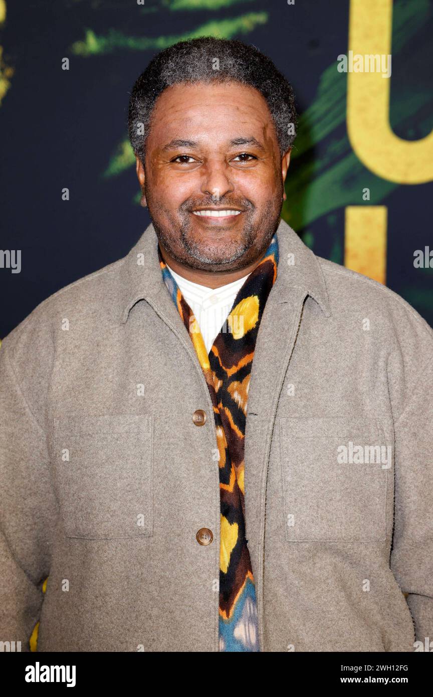 Fetsum Sebhat bei der Premiere des Kinofilms Bob Marley: One Love im ...