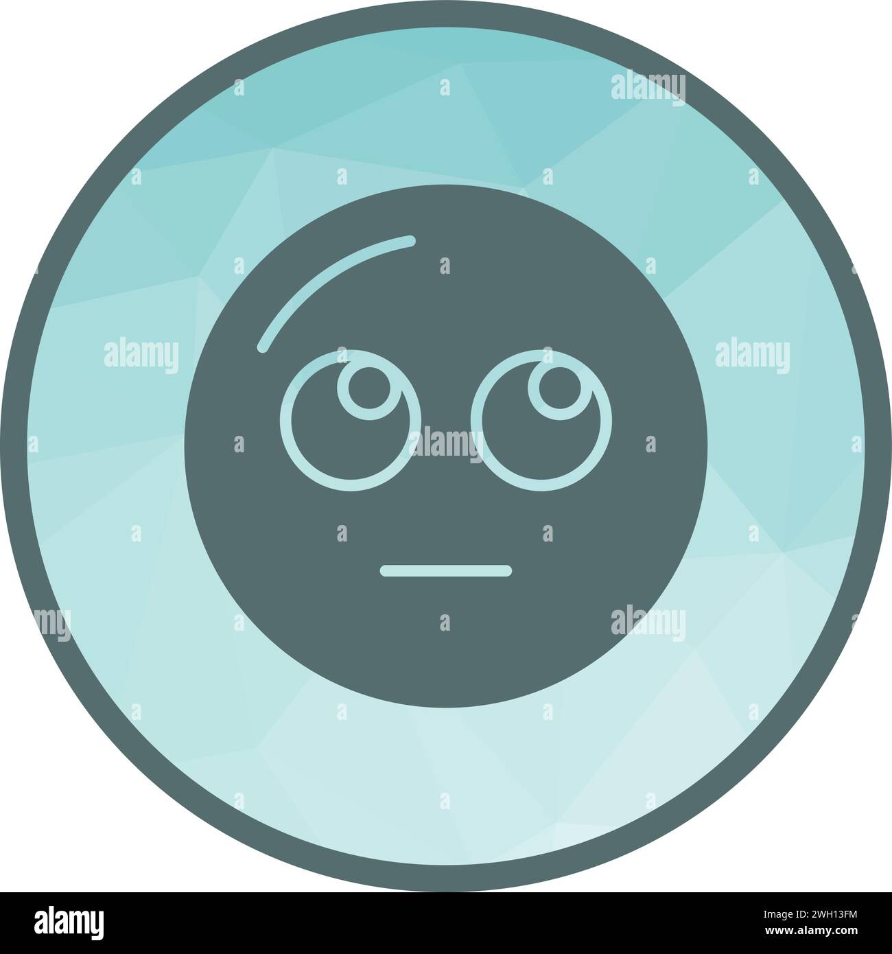 Face with Rolling Eyes icon vector image Stock Vector Image & Art - Alamy