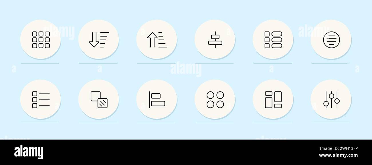 Application Settings Line Icon Settings Customization
