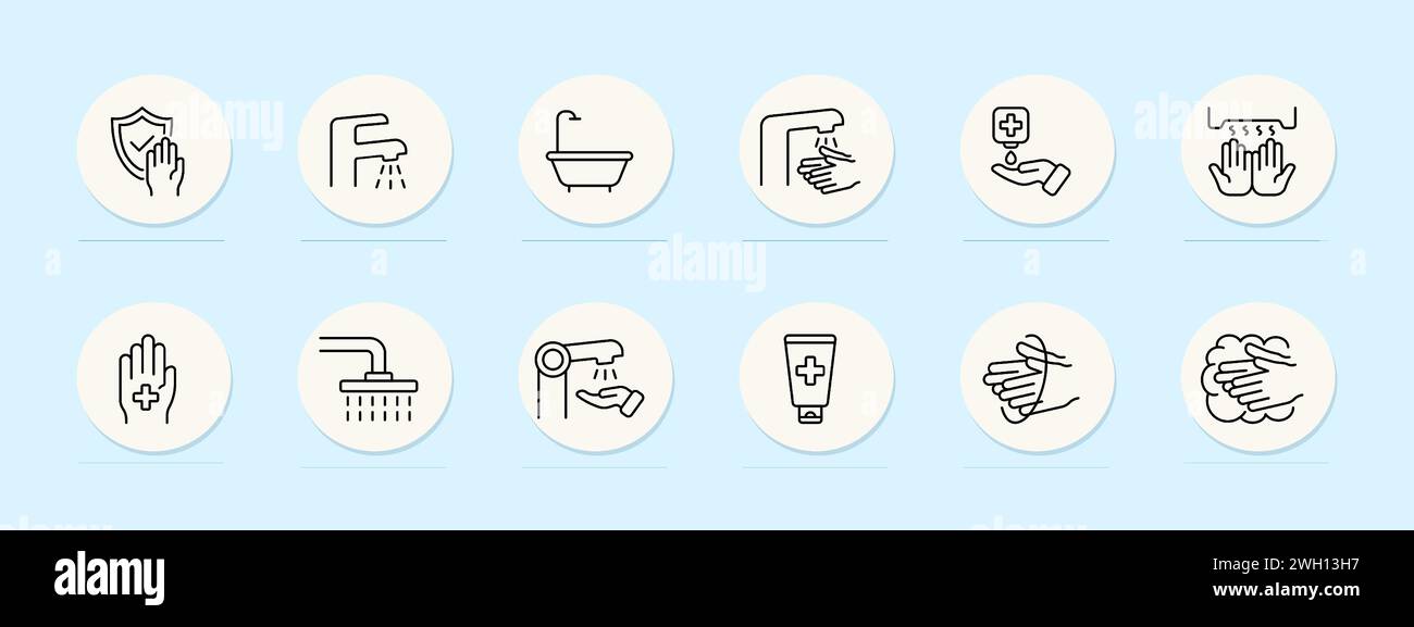 Personal grooming Stock Vector Images - Alamy