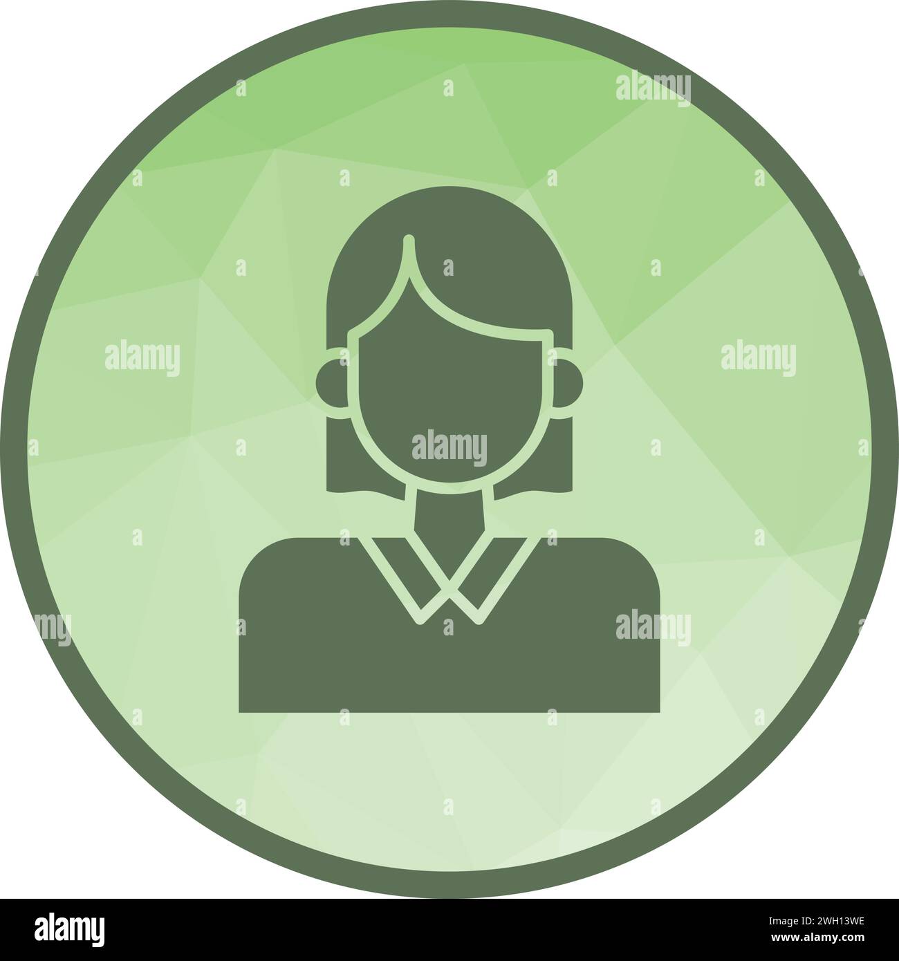 Woman avatar icon female hi-res stock photography and images - Alamy