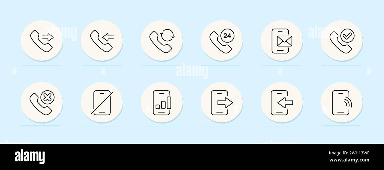 Telephone lin Stock Vector Images - Alamy