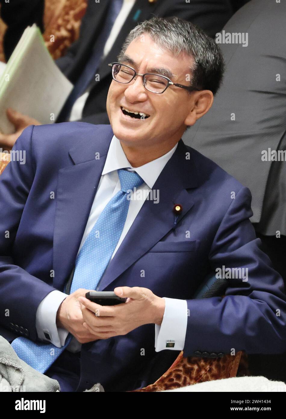 Tokyo, Japan. 7th Feb, 2024. Japanese Digital Transformation Minister ...