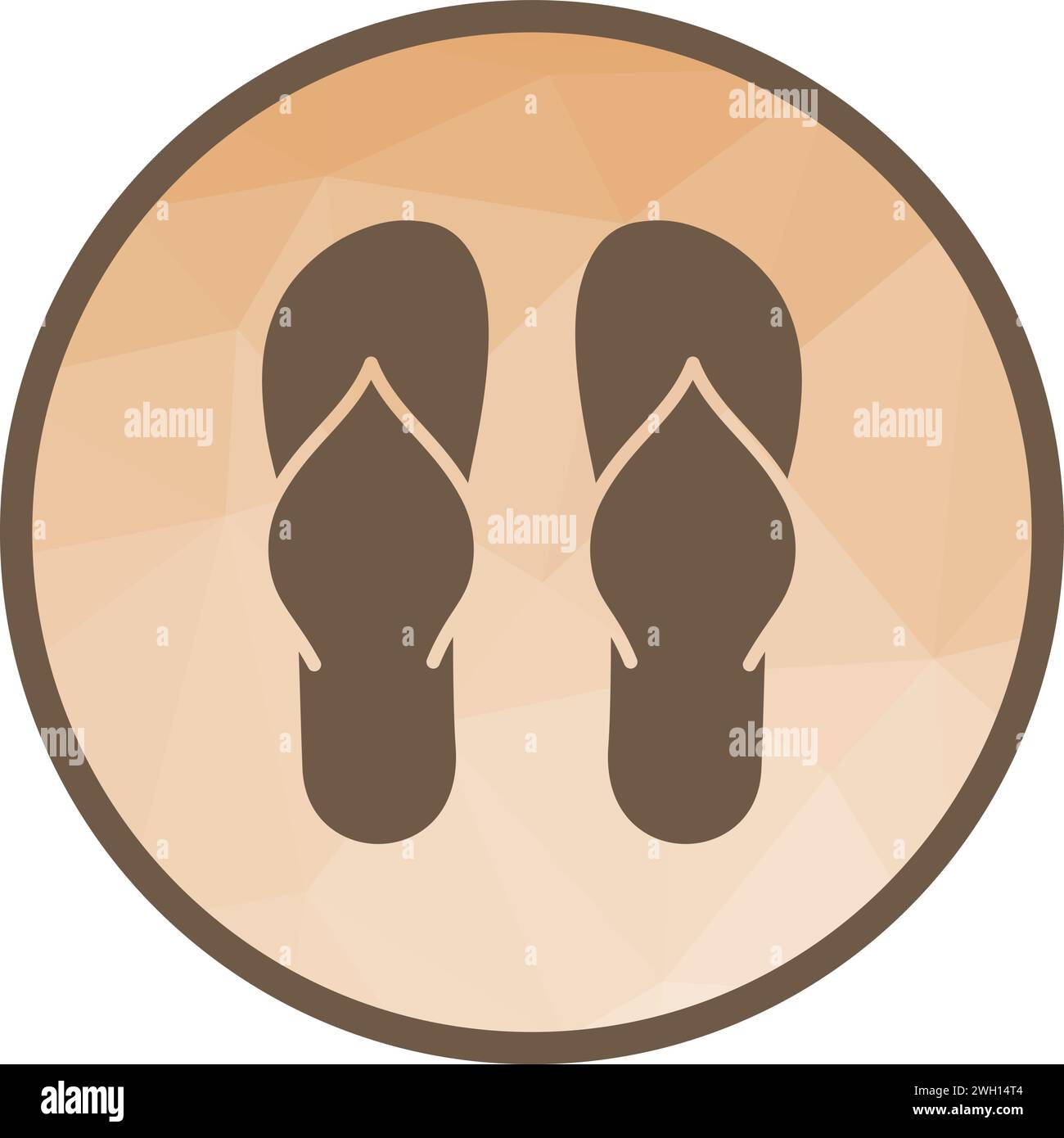 Flip Flops icon vector image Stock Vector Image & Art - Alamy
