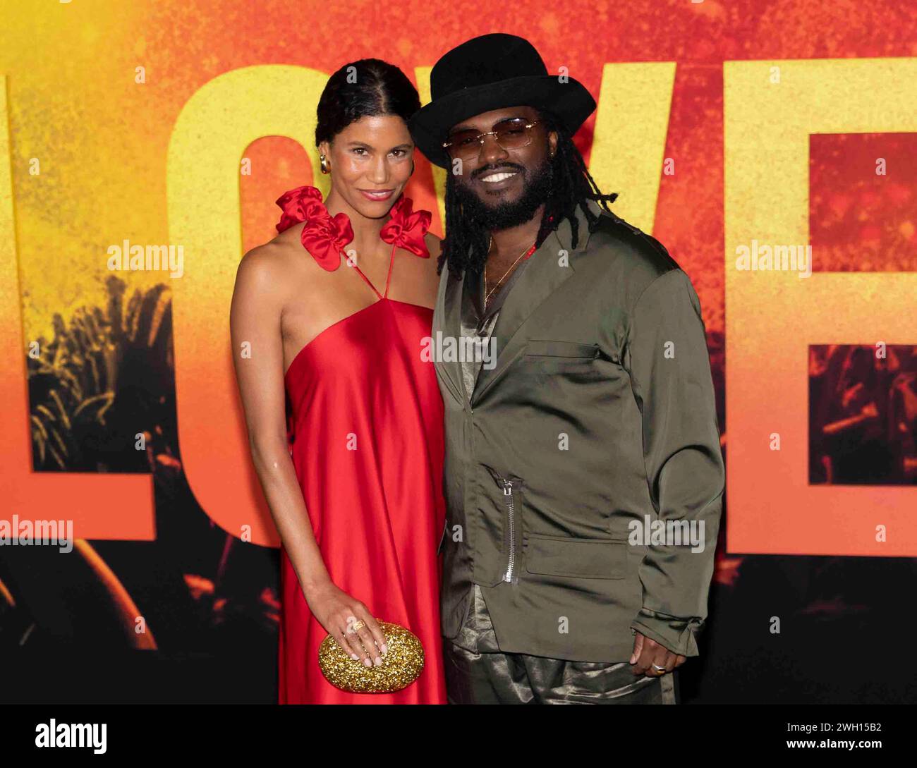 Los Angeles, USA. 06th Feb, 2024. Aston Barrett Jr. and guest attend ...