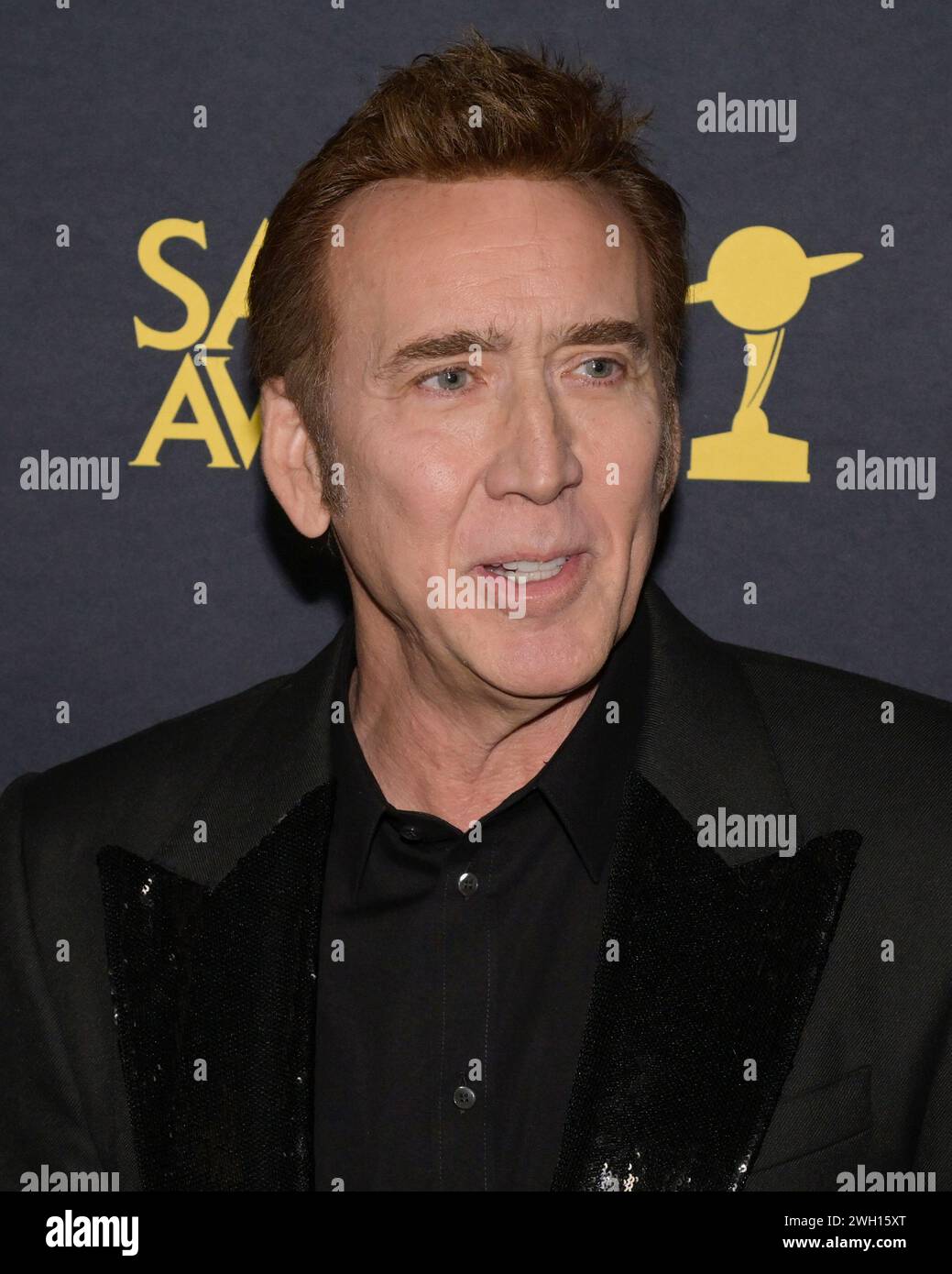 February 4, 2024, Burbank, California, United States: Nicolas Cage ...