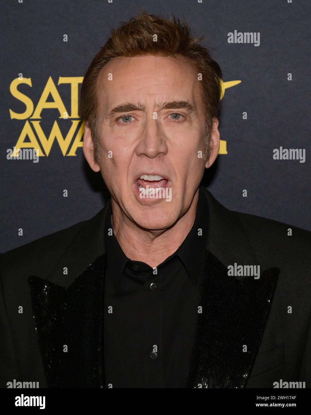 February 4, 2024, Burbank, California, United States: Nicolas Cage ...