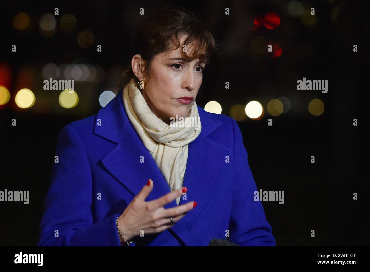 London, England, UK. 7th Feb, 2024. UK Health Secretary VICTORIA ATKINS ...