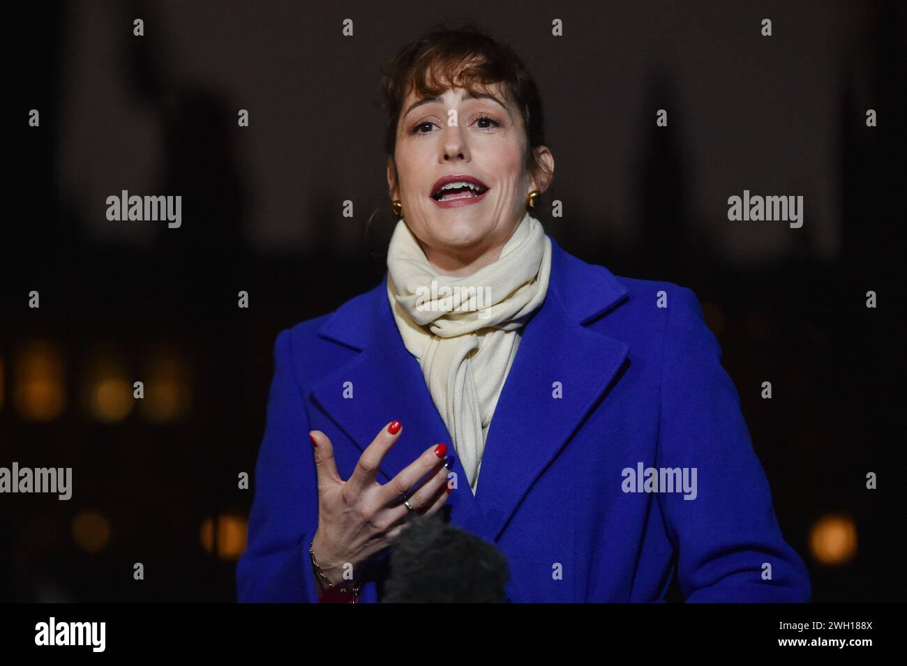 London, England, UK. 7th Feb, 2024. UK Health Secretary VICTORIA ATKINS ...