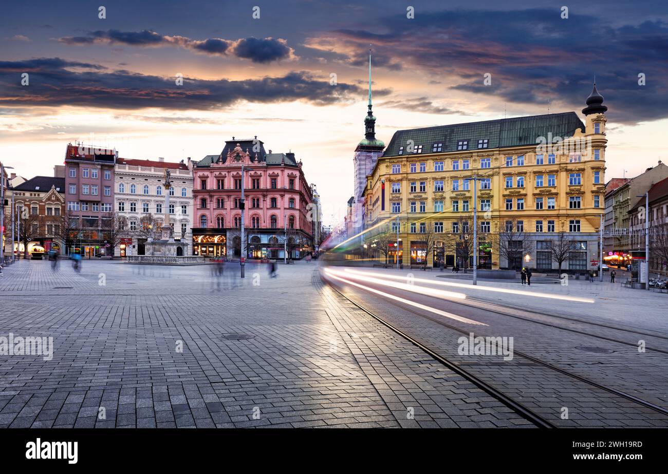 Brno market square panorama hi-res stock photography and images - Alamy