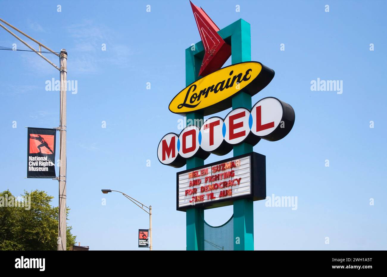 signs for lorraine motel memphis tennessee, where dr martin luther king ...
