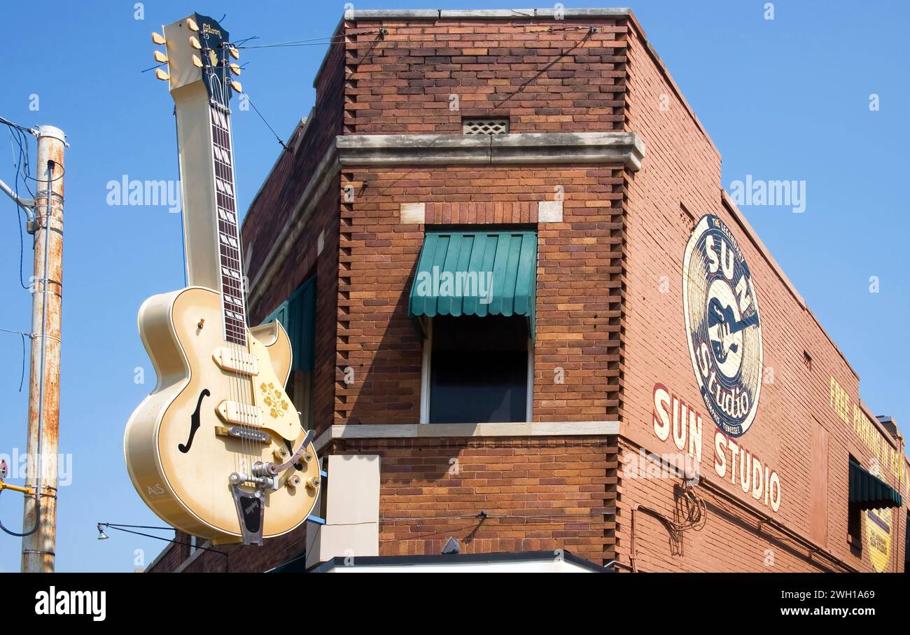 sun record studios memphis tennessee where Elvis recorded much of his ...