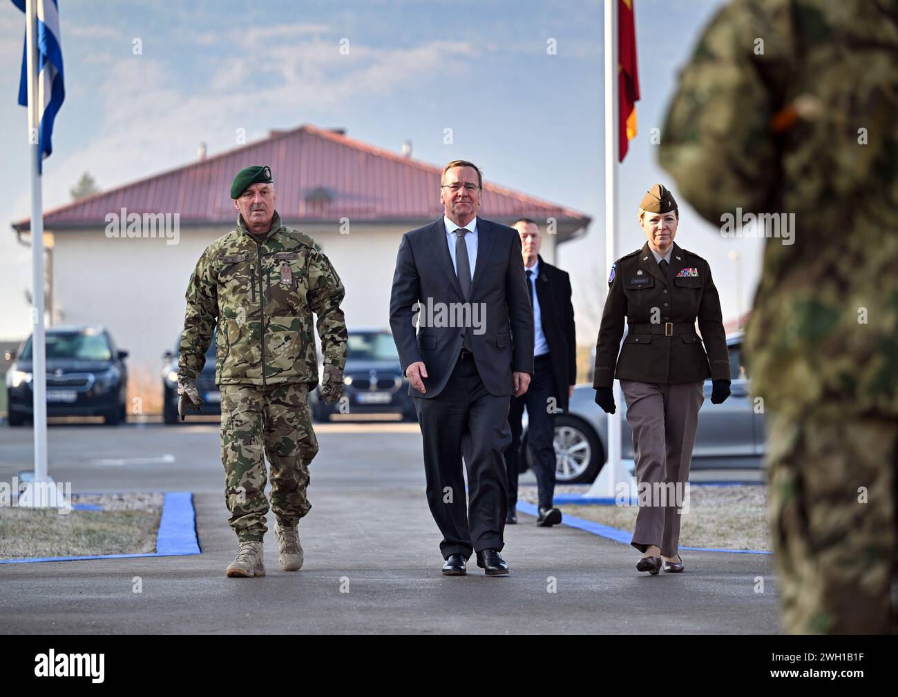 Sarajevo, Bosnia Herzegovina. 07th Feb, 2024. Boris Pistorius (M, SPD ...