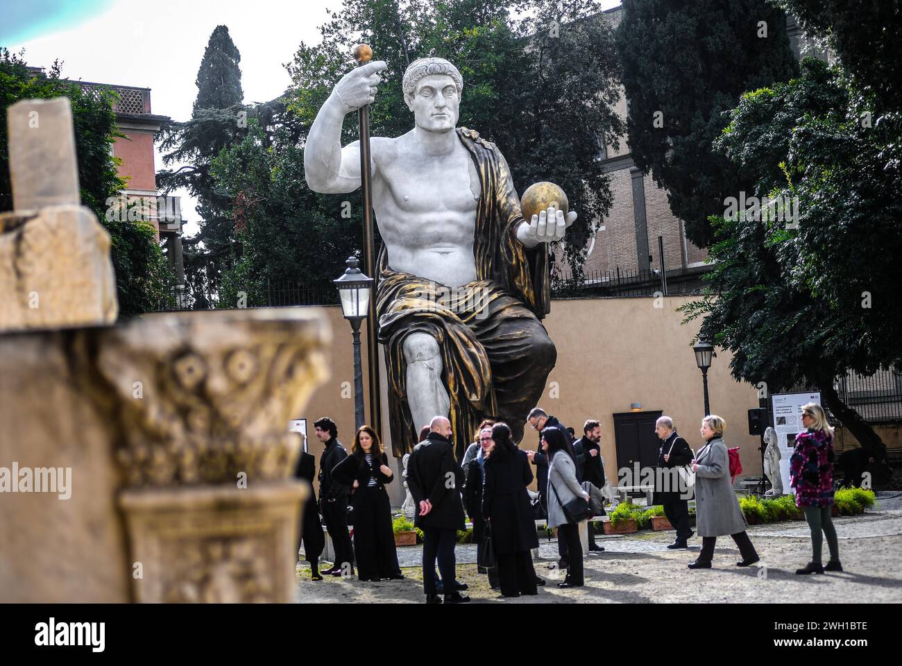 **NO WEBSITES AND NEWSPAPERS ONLY FOR ITALY** Rome, Villa Caffarelli ...