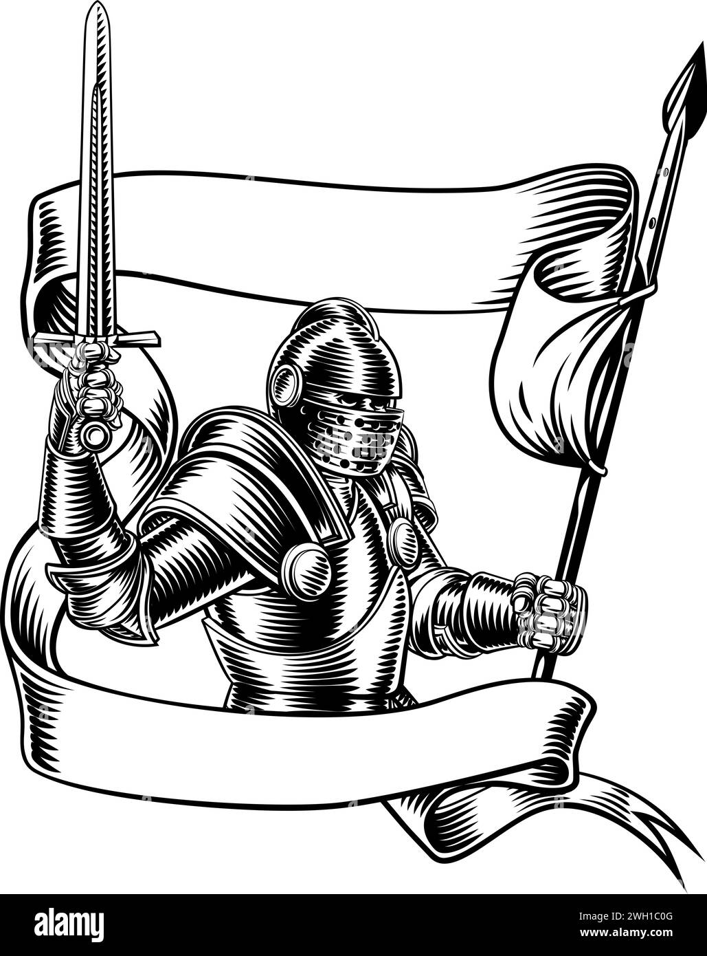 Banners knights Stock Vector Images - Alamy