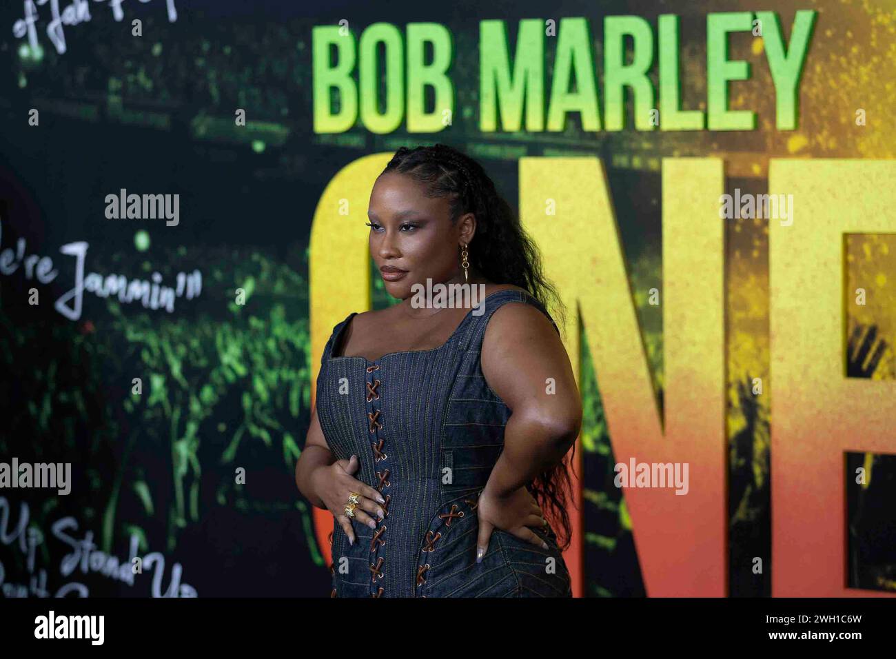 Los Angeles, USA. 06th Feb, 2024. Zuri Marley attends the arrivals of ...