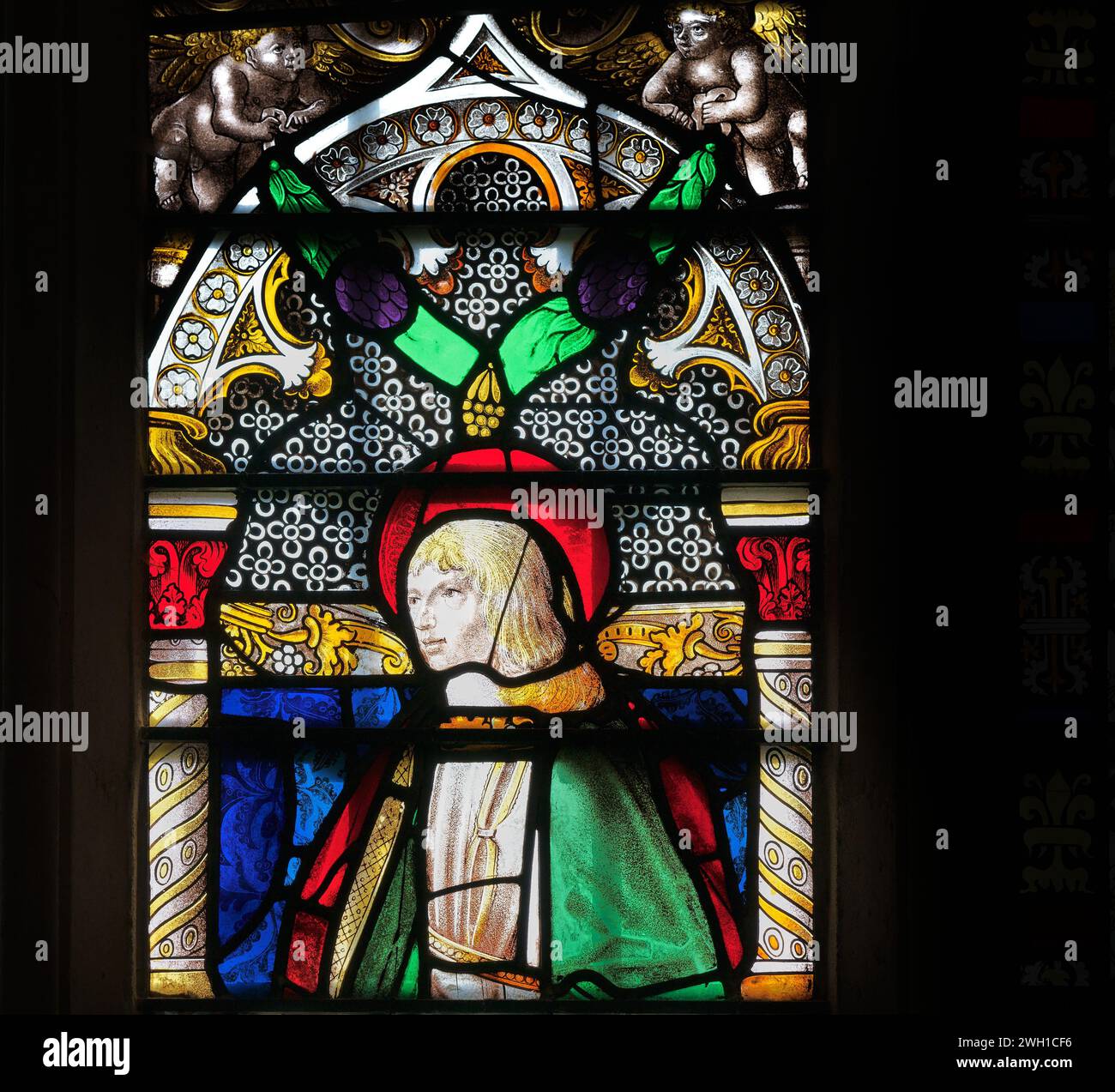 English king, Saint Henry VI, founder; King's College chapel ...