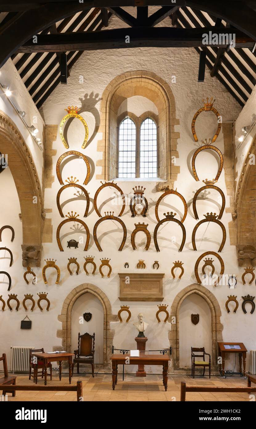 Horseshoe shaped gifts donated by noblemen and noblewomen to The Great ...