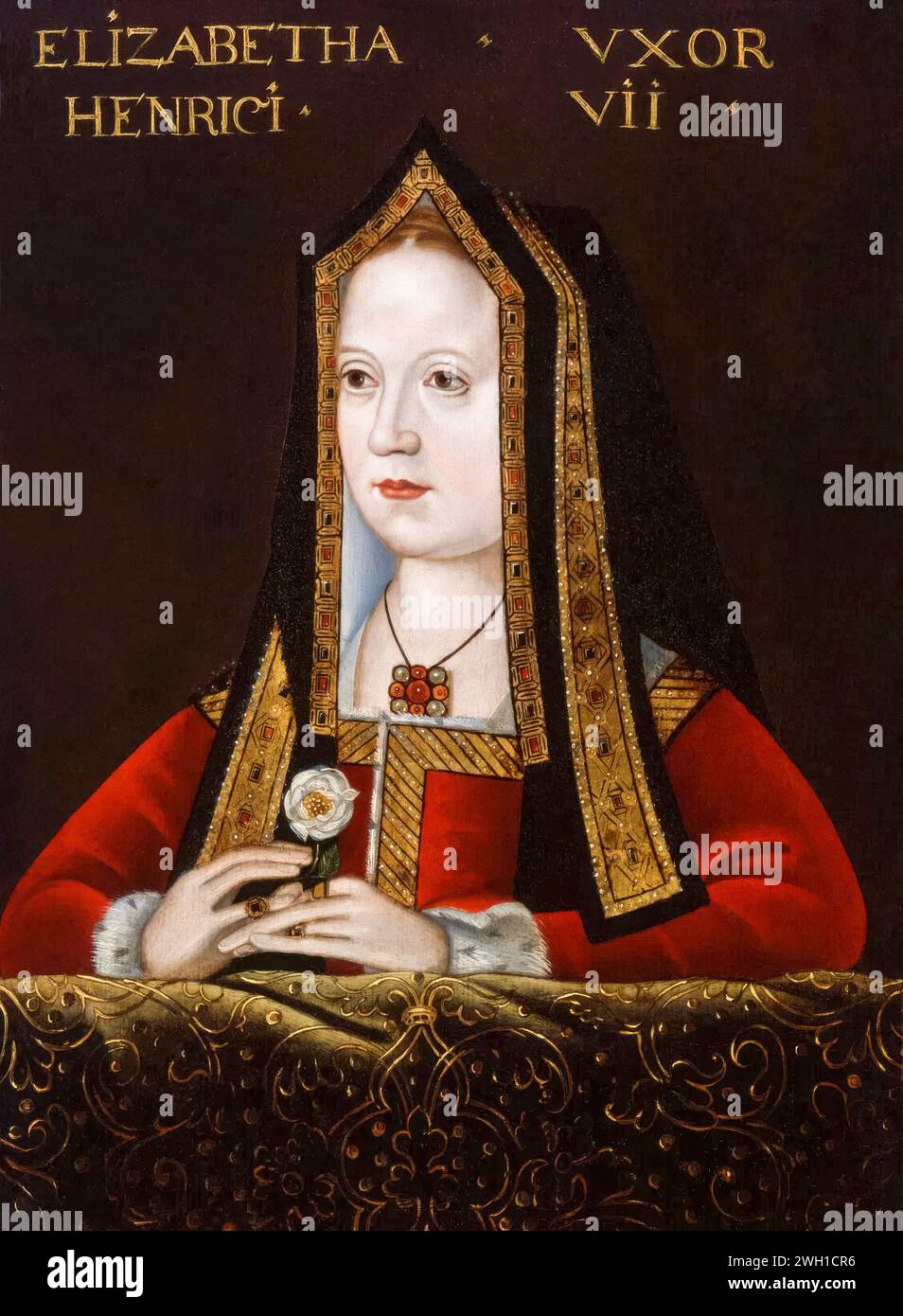 Elizabeth of York (1466-1503), Queen of England (1486-1503), portrait ...
