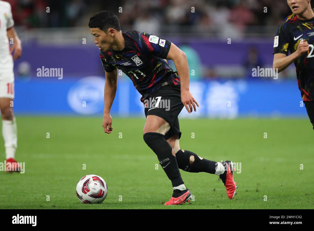 DOHA, QATAR - FEBRUARY 6: Hwang Hee-chan of South Korea during the AFC ...