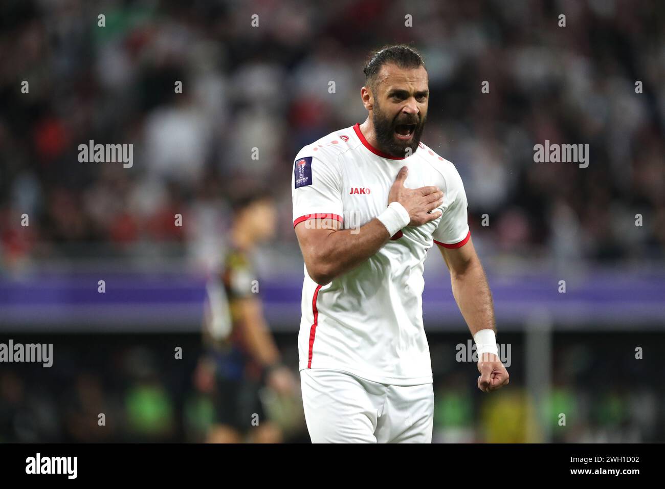DOHA, QATAR - FEBRUARY 6: Abdallah Nasib of Jordan during the AFC Asian ...
