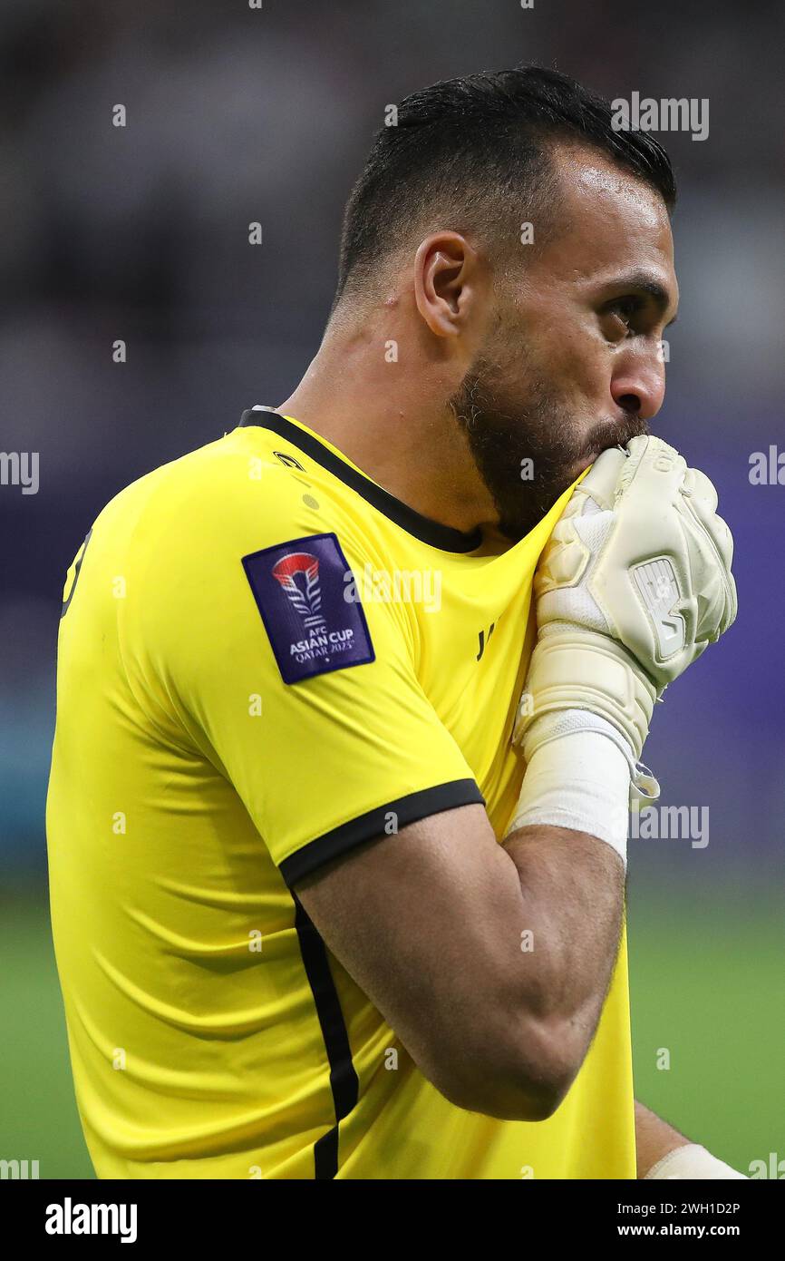 DOHA, QATAR - FEBRUARY 6: Yazid Abu Layla of Jordan during the AFC ...
