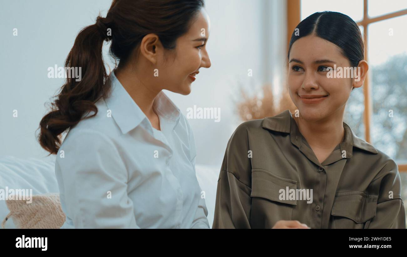 Empathy bonding asian hi-res stock photography and images - Alamy