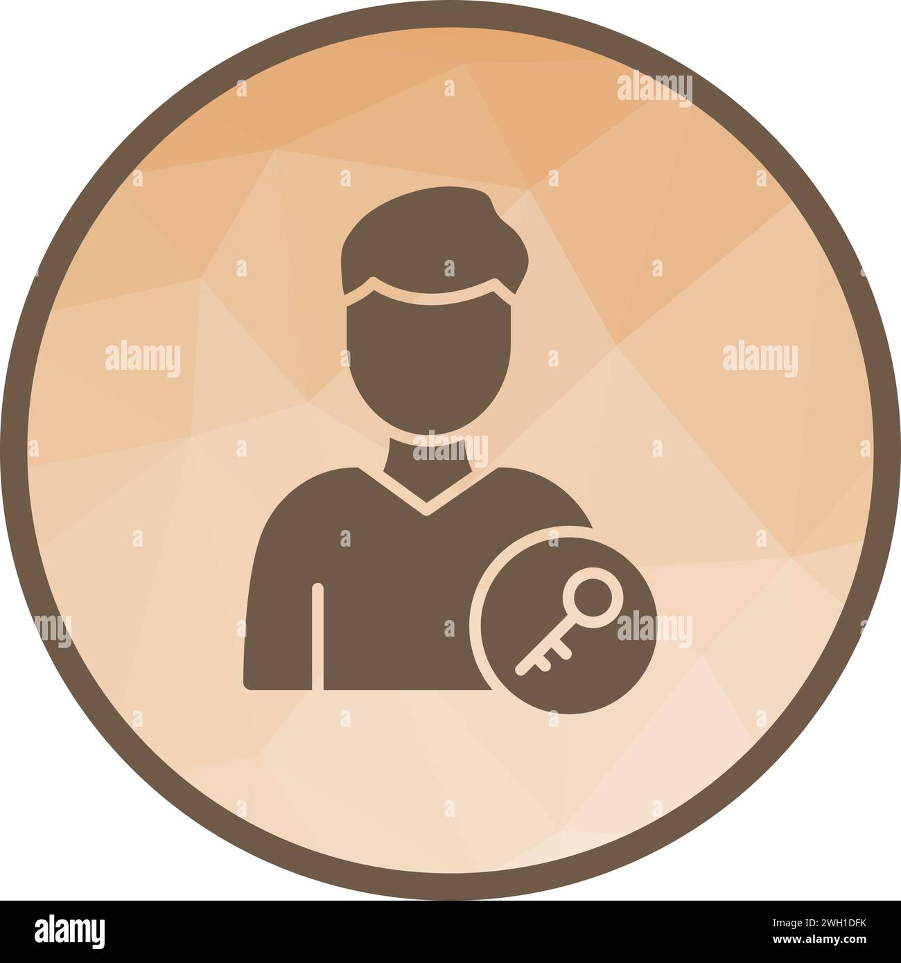 Key Person icon vector image Stock Vector Image & Art - Alamy