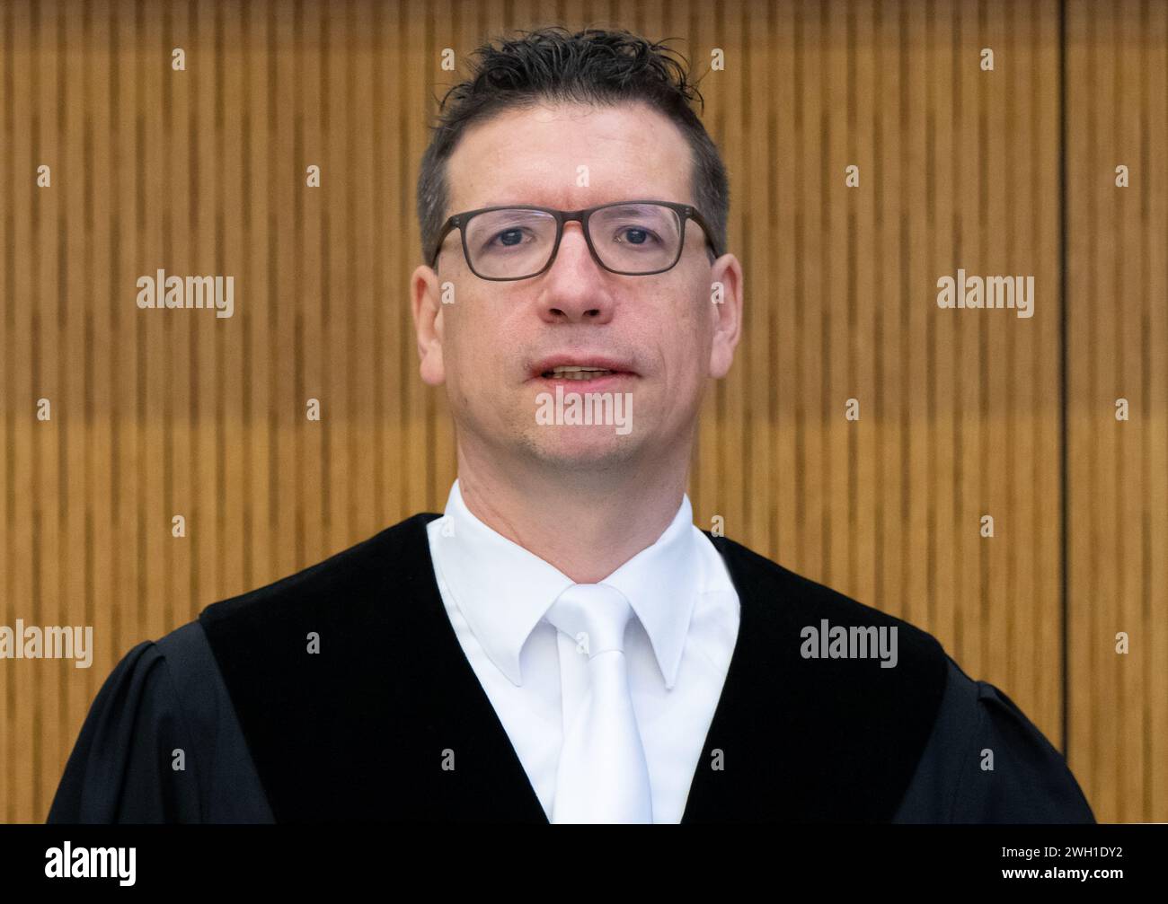 Munich, Germany. 07th Feb, 2024. Markus Födisch, judge, stands at the ...
