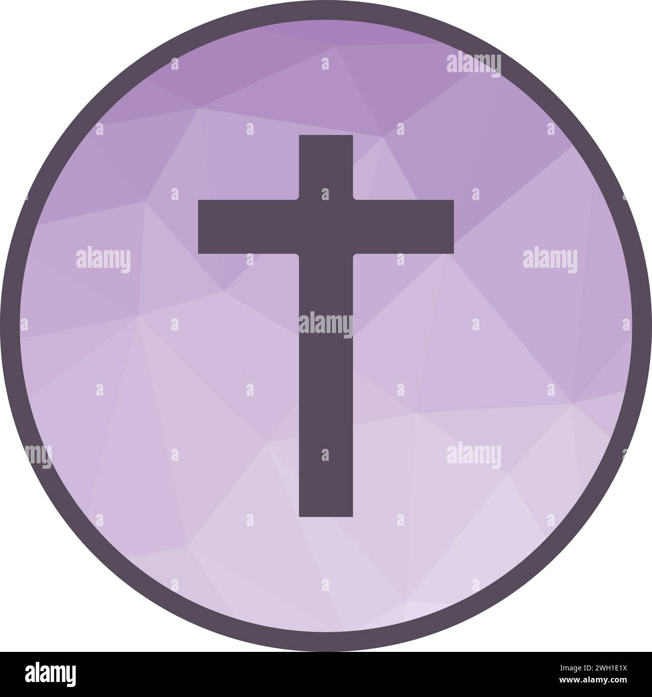 Latin Cross icon vector image Stock Vector Image & Art - Alamy