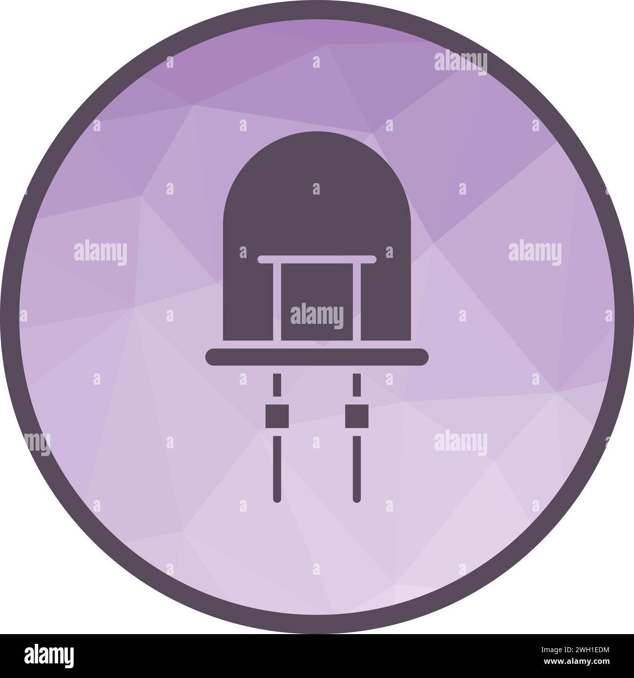 Light Emitting Diode icon vector image Stock Vector Image & Art - Alamy