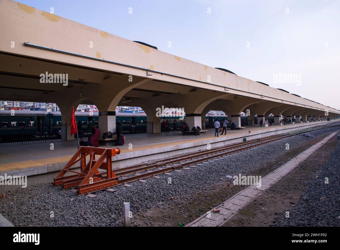 29 December 2023 Dhaka, Bangladesh. Kamlapur Railway Station Stock ...