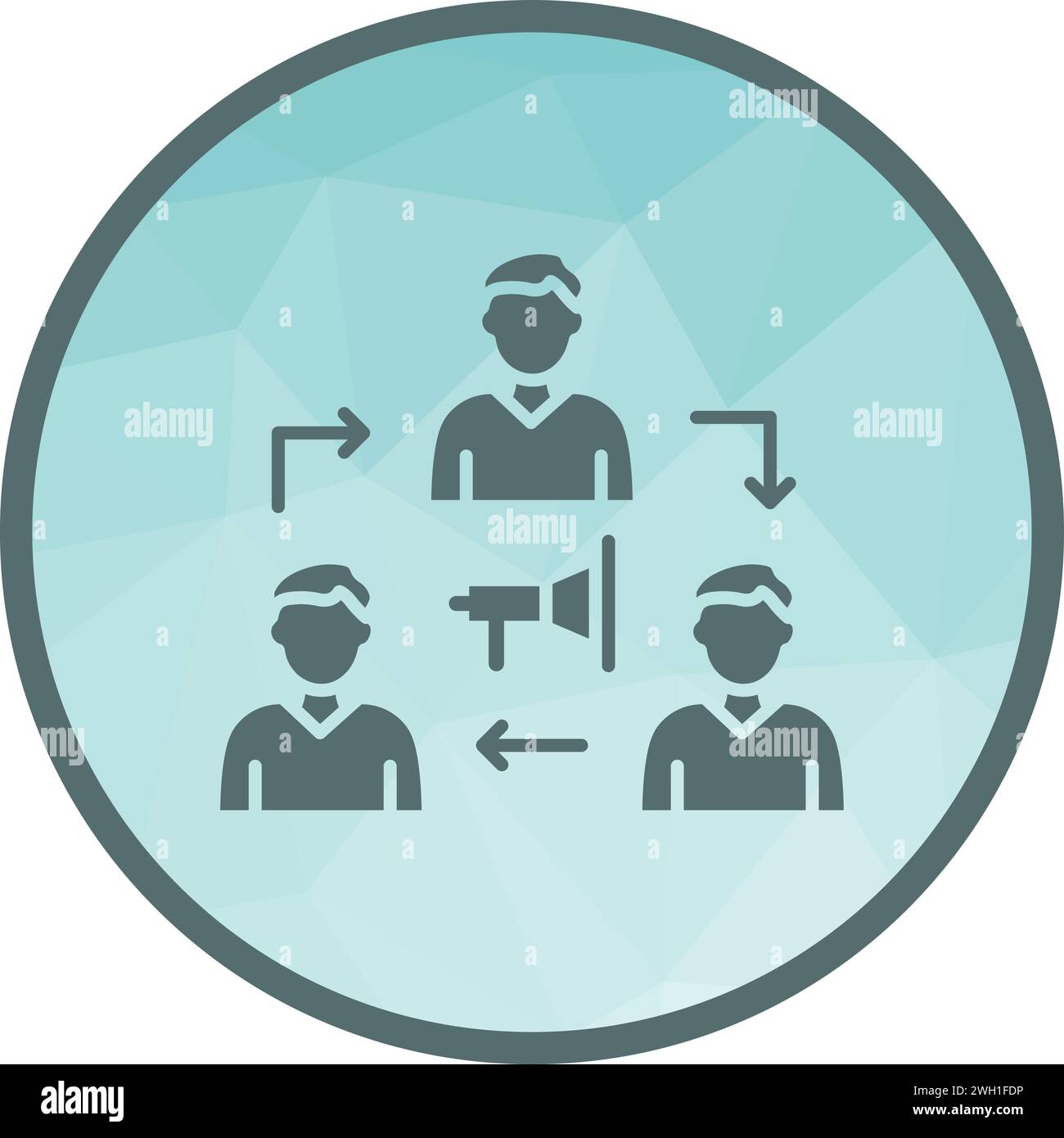 Marketing Team icon vector image Stock Vector Image & Art - Alamy