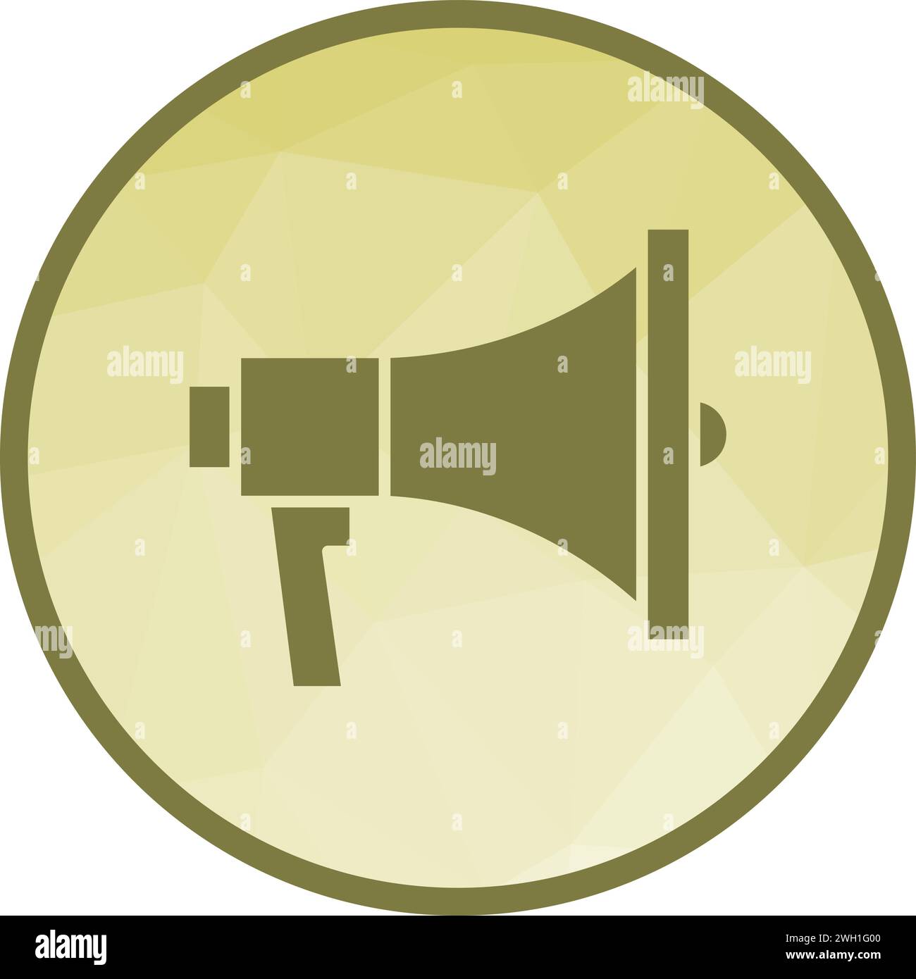 Megaphone icon vector image Stock Vector Image & Art - Alamy