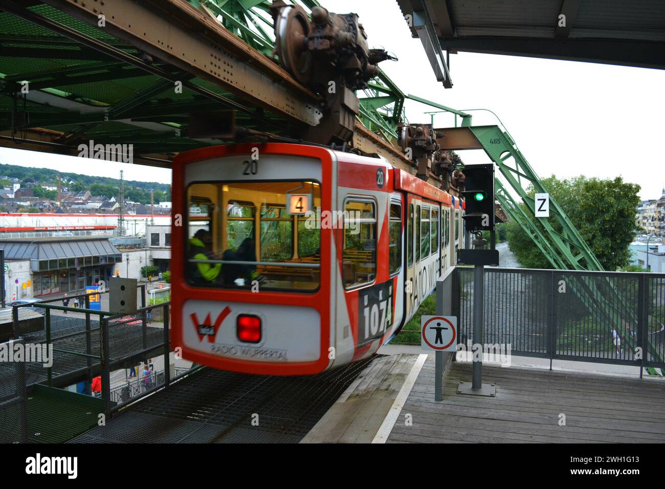 Wuppertal Hanging monorail Stock Photo - Alamy