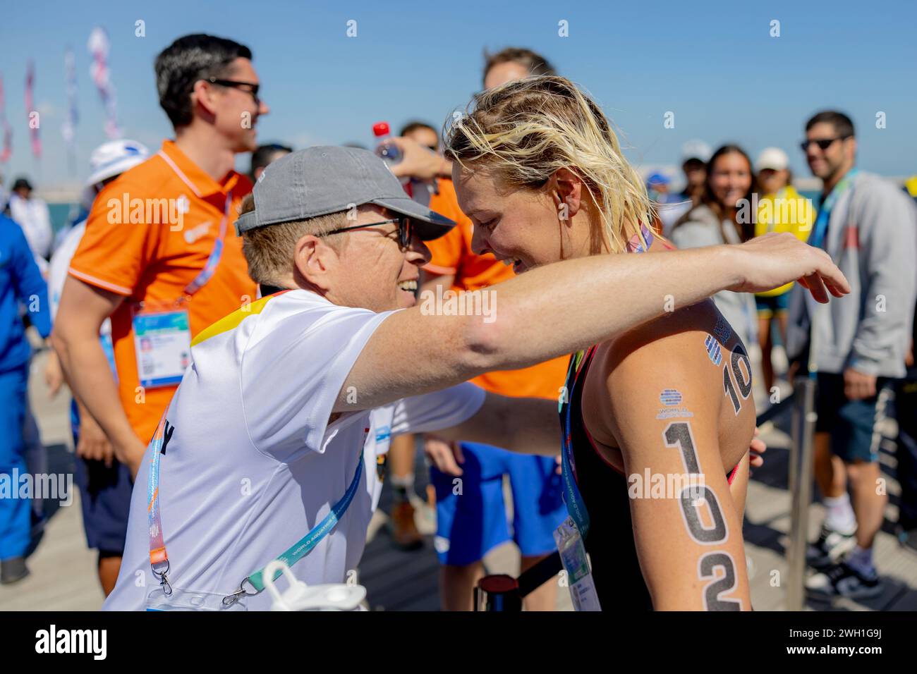 DOHA, QATAR - FEBRUARY 7: Sharon van Rouwendaal of the Netherlands ...
