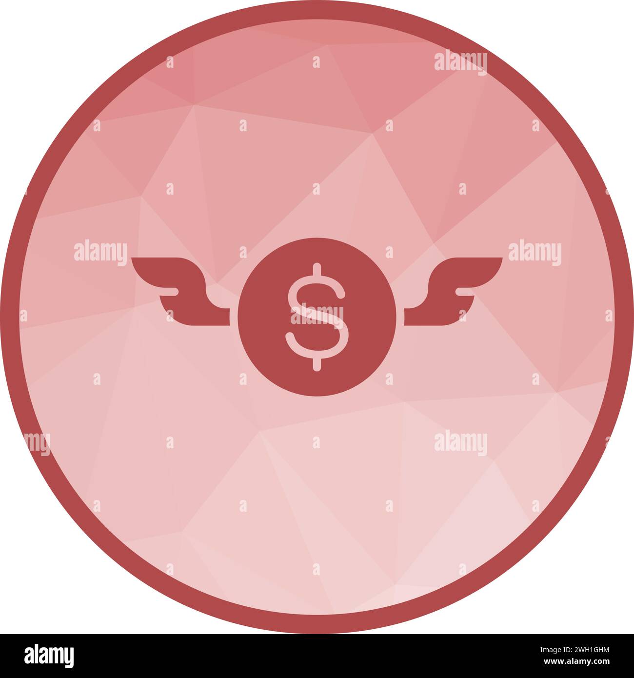 Money with Wings icon vector image Stock Vector Image & Art - Alamy