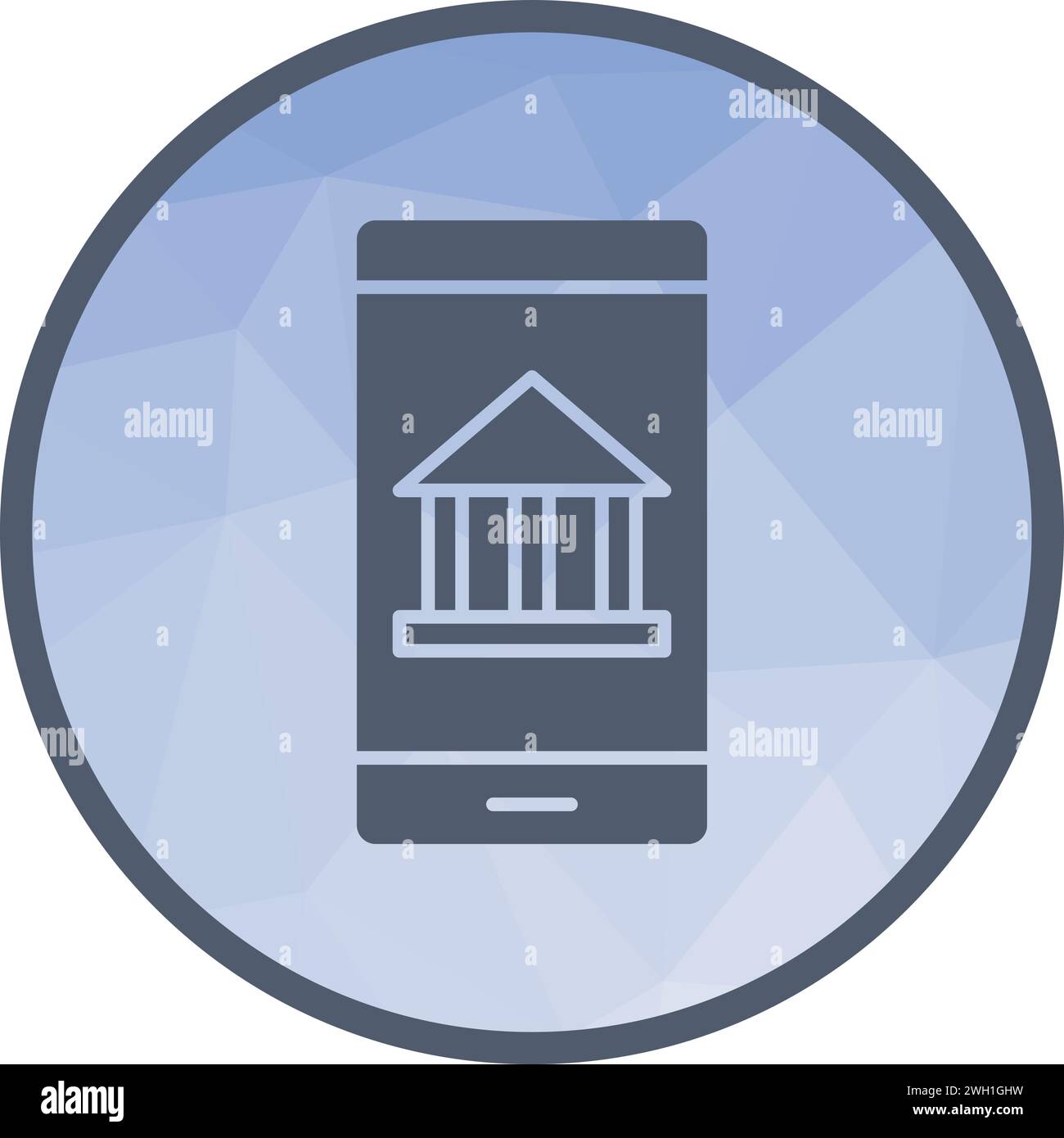 Mobile banking image icon Stock Vector Images - Alamy
