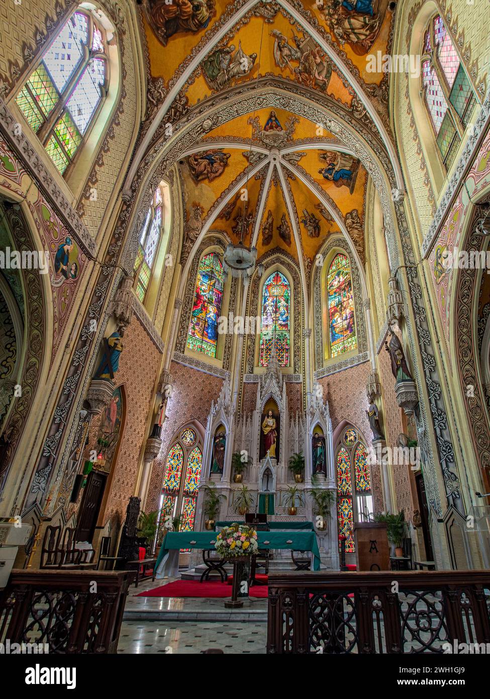 02 01 2024 Vintage Old Cathedral of the Holy Name, Nathalal Parikh Marg ...